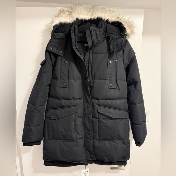 Noize | Jackets & Coats | Noize Parka Winter Coat Black Vegan Puffer ...